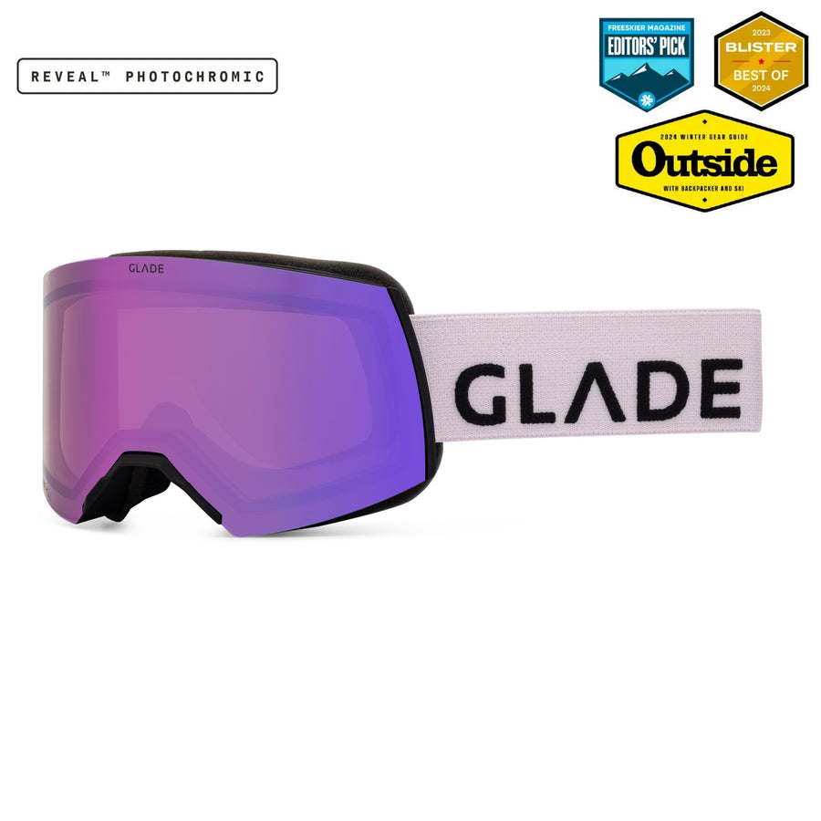 Adapt 2S Ski Goggles | Sleek Photochromic Lenses | Glade Optics