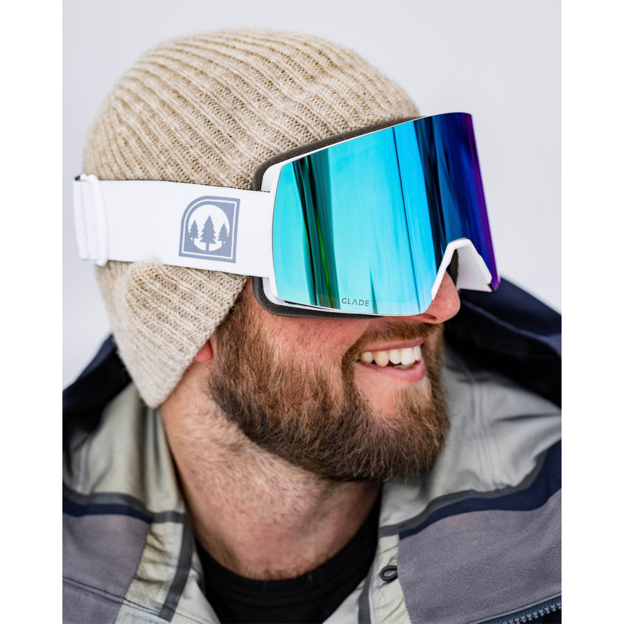 Adapt 2 Low-Bridge Ski Goggles | Photochromic Fit for All | Glade Optics
