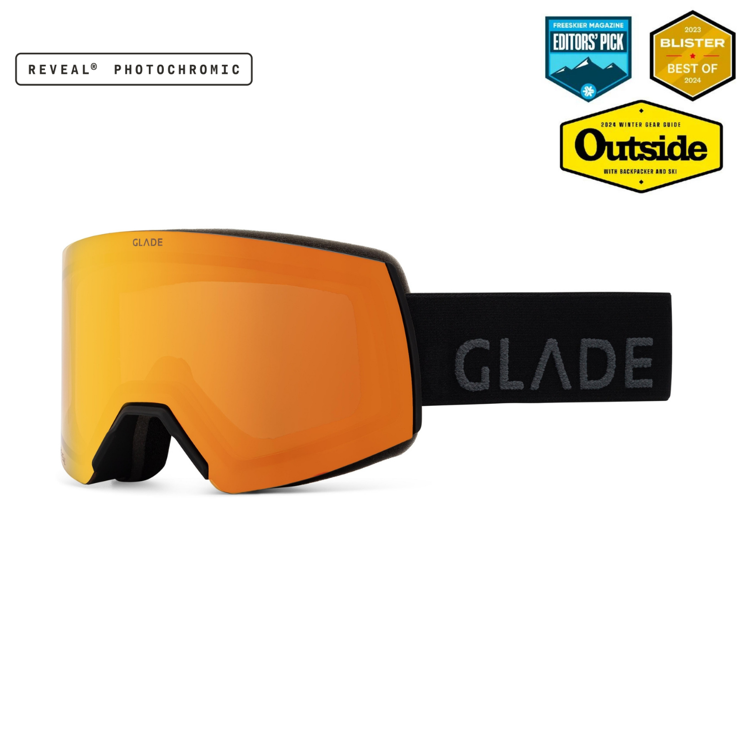 Adapt 2 Ski Goggle with REVEAL™ Photochromic Lens | Glade Optics