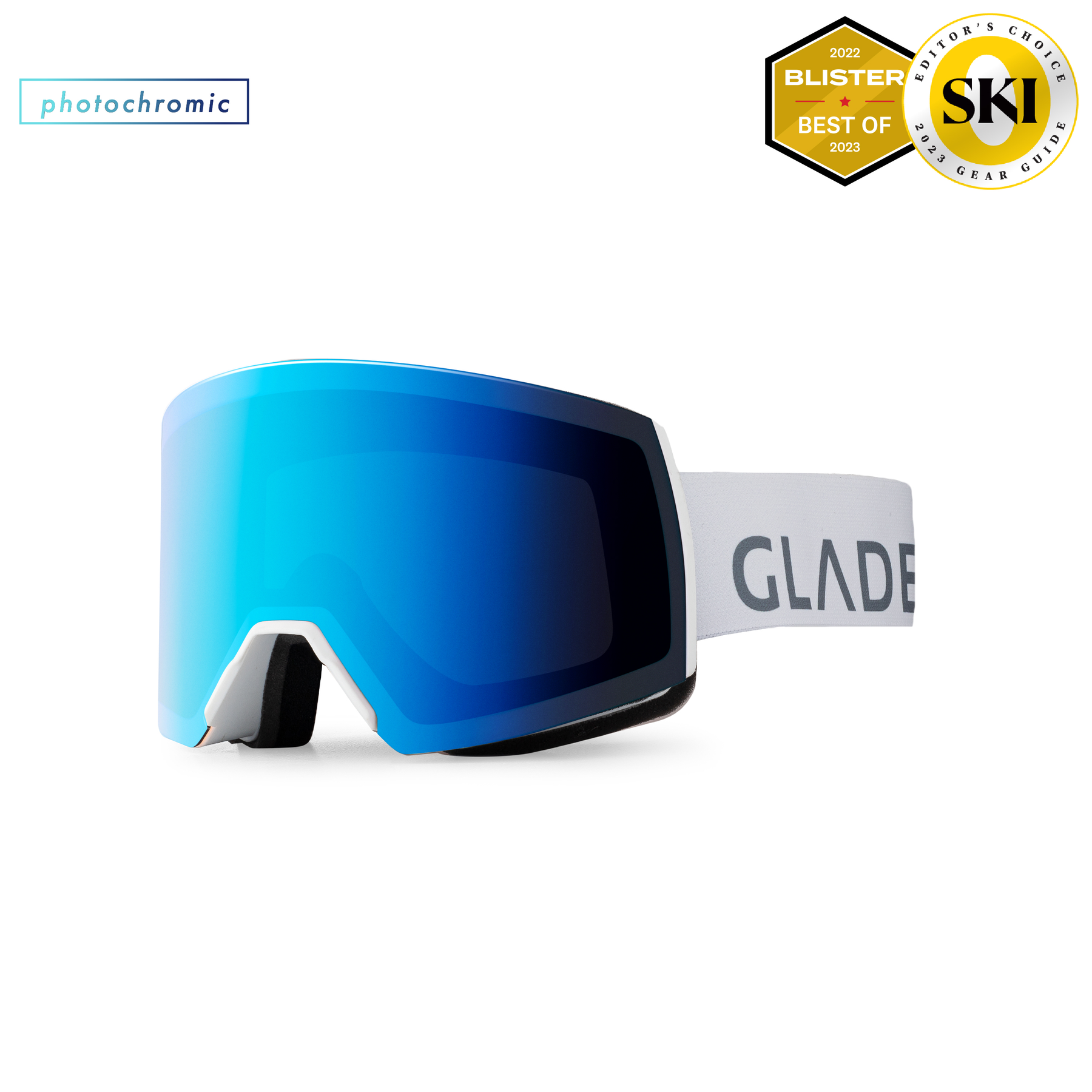 Adapt 2 Ski Goggle with REVEAL™ Photochromic Lens | Glade Optics