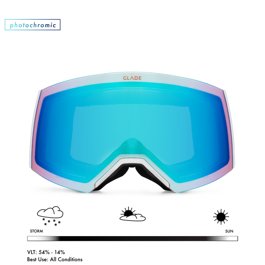 Adapt 2S | Photochromic Ski Goggles – Glade Optics